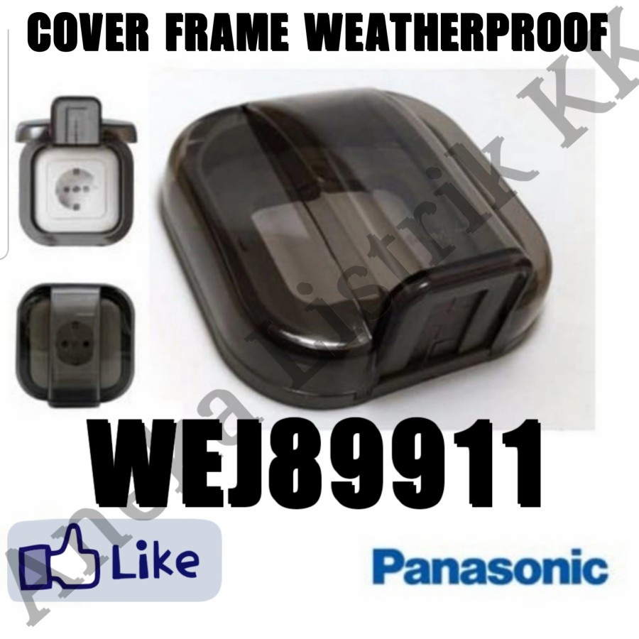 Jual PANASONIC COVER FRAME WEATHERPROOF WEJ89911 WEJ 89911 STOPKONTAK ...