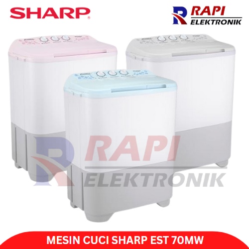 Jual MESIN CUCI SHARP 70MW 6KG 2 TABUNG | Shopee Indonesia
