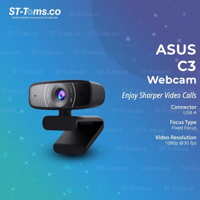 Jual Asus C3 Webcam 1080P Hd Usb Camera Beamforming Microphone | Shopee ...