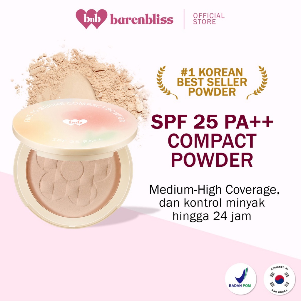 Jual BNB barenbliss Korean Bloomatte Fine to Refine Compact Powder ...