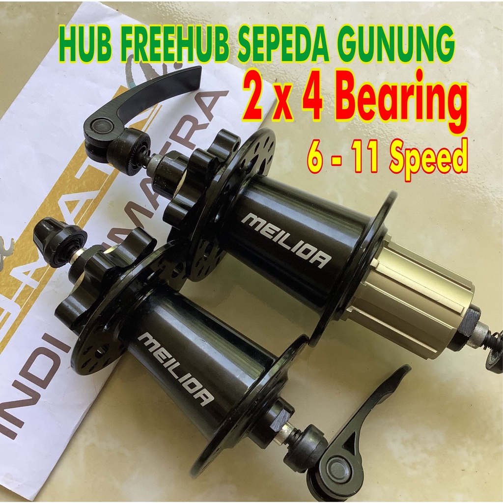 Jual MEILIDA Hub Freehub Caset Slop Sepeda Gunung MTB Seli Bearing 32H ...
