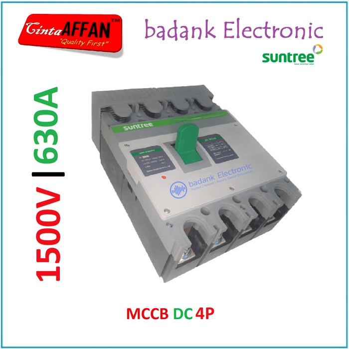Jual MCCB DC 4P 630A 1500V - SUNTREE SM8-630HPV/4 Molded Case CB NAI27 ...