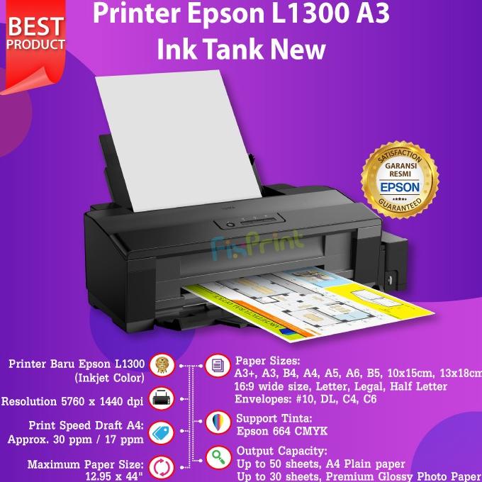 Jual HRG DISKON Printer Epson L 1300 Printer A3+ L1300 GARANSI RESMI ...