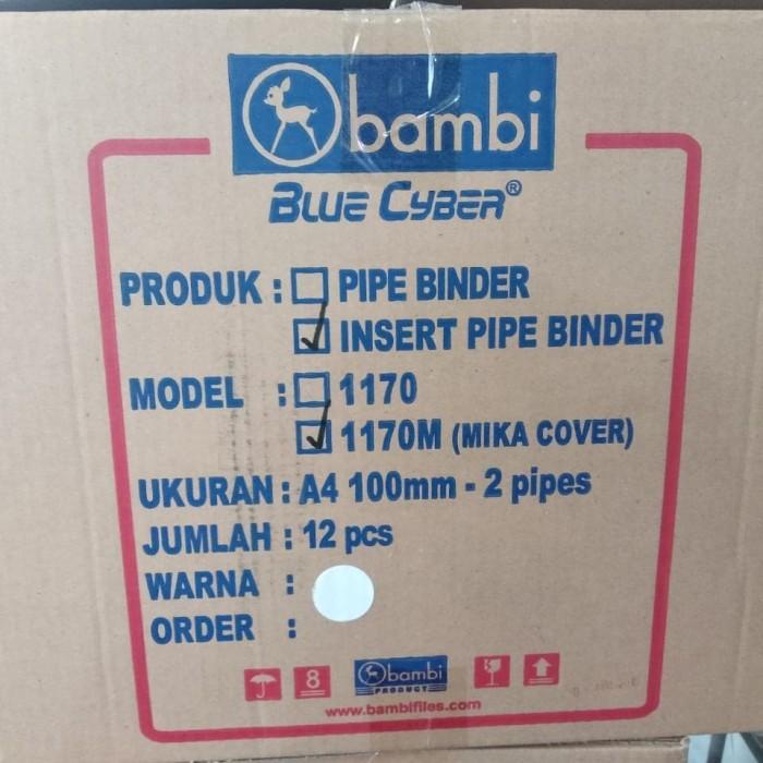 Jual Insert pipe binder bambi 1170 Mika (A4 ) | Shopee Indonesia