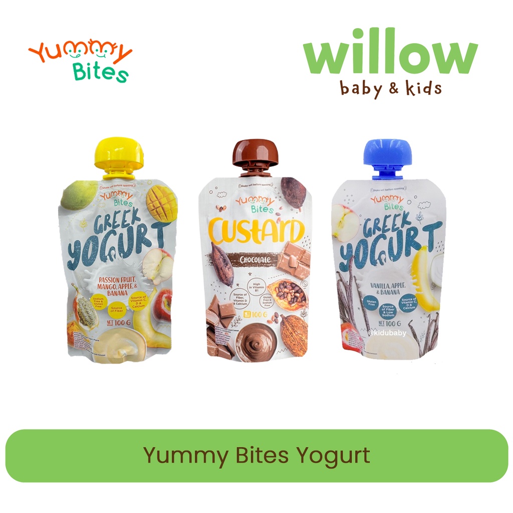 Jual Camilan Bayi - Yummy Bites Greek Yogurt 100gr | Shopee Indonesia