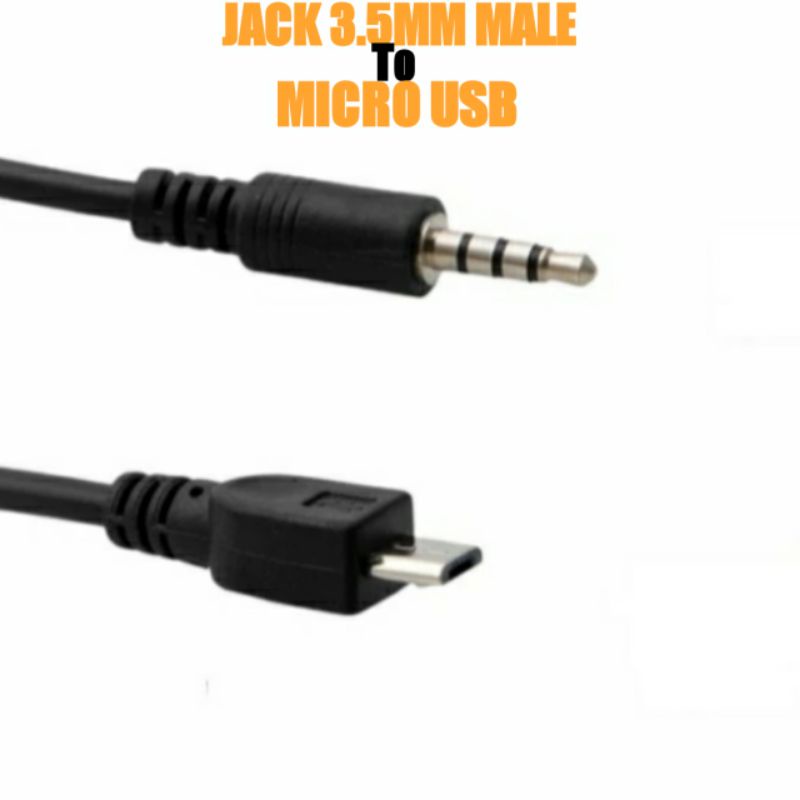 Jual Kabel soundcard Micro USB to AUX audio Jack 3.5mm | Shopee Indonesia