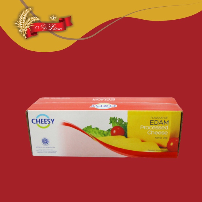 Jual CHEESY Keju Olahan Rasa EDAM 2 kg | Shopee Indonesia