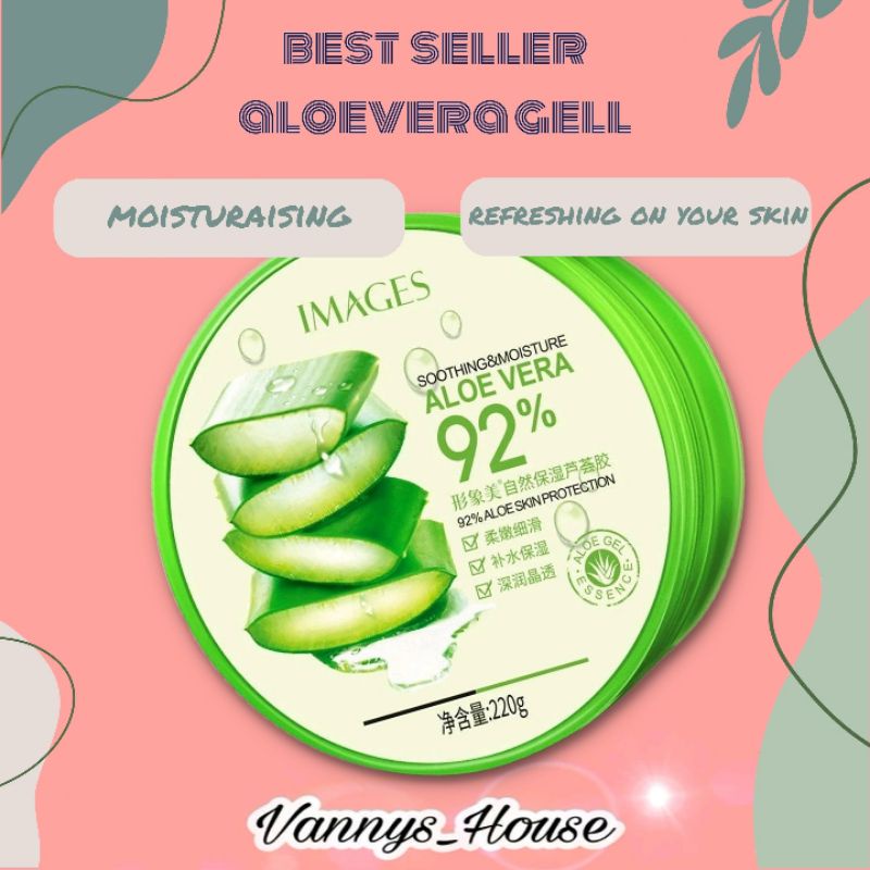 Jual READY images aloe vera gell ointment 220gr ECER/ bioaqua aloe ...
