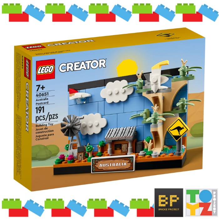 Jual Lego 40651 Creator Australia Postcard | Shopee Indonesia