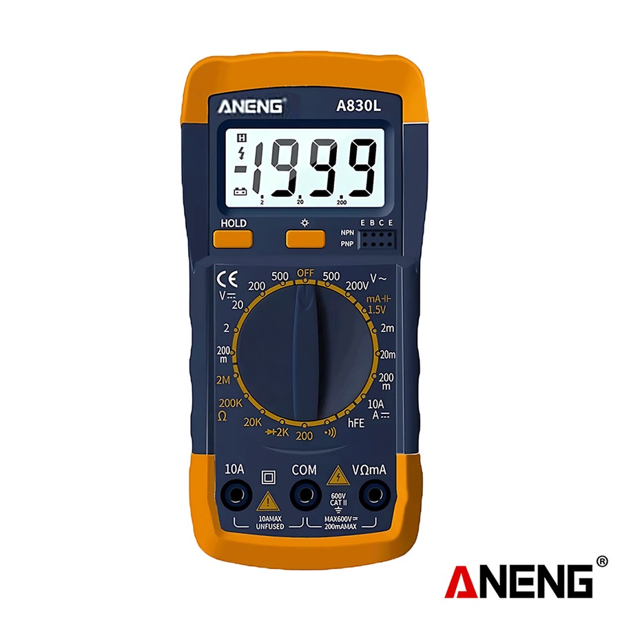 Jual Aneng A830L Multitester Digital AC DC Volt Buzzer Backlight ...