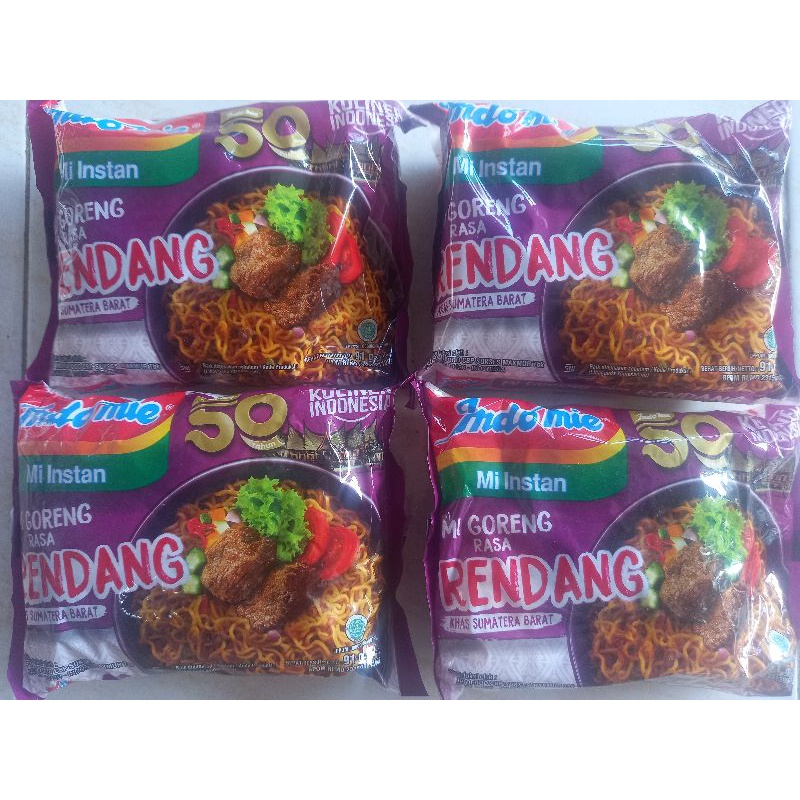 Jual INDOMIE GORENG RASA RENDANG | Shopee Indonesia