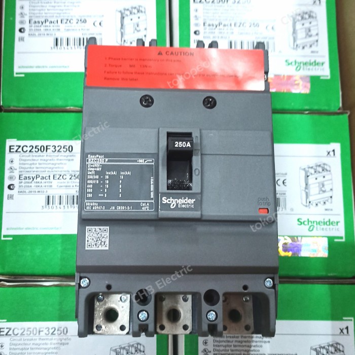 Jual New!! Mccb Schneider Ezc250f 3p 250A 225A 200A 160A 125A 100A (18kA) | Shopee Indonesia