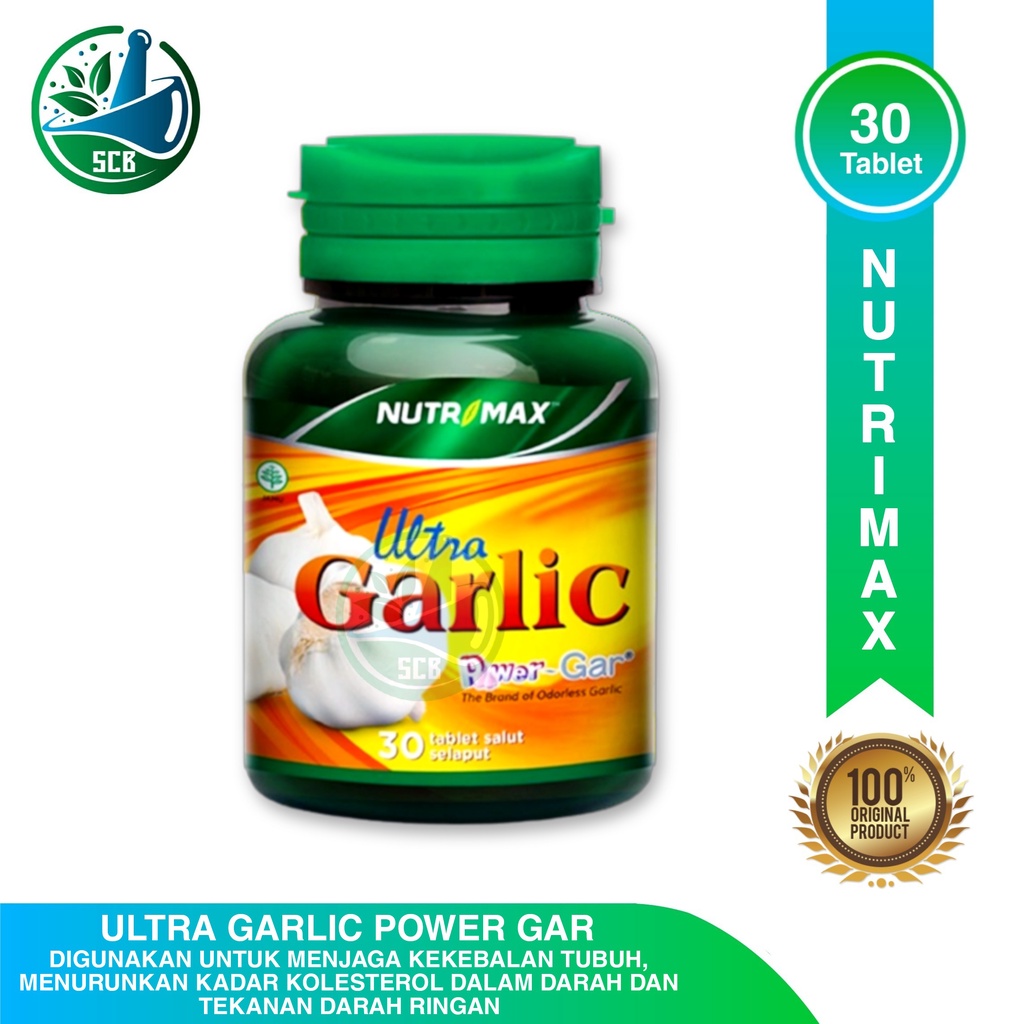 Jual Nutrimax Ultra Garlic 30 Tablet - Vitamin Penurun Tekanan Darah ...