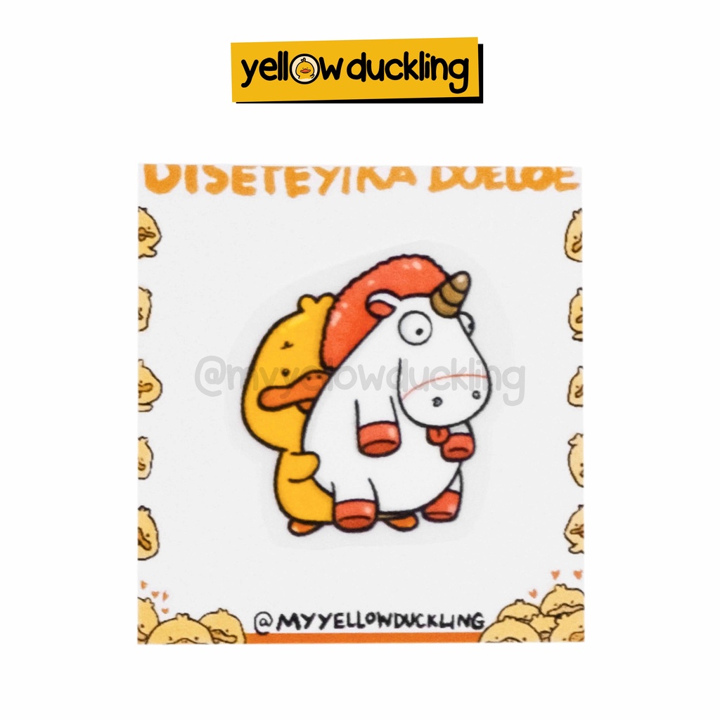Jual DISETEYIKA - SABLON - MINTIKON ITIK UNICORN - PELUK BONEKA KUDA ...