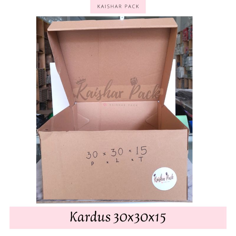 Jual KARDUS BOX 30X30X15 / PIECES | Shopee Indonesia