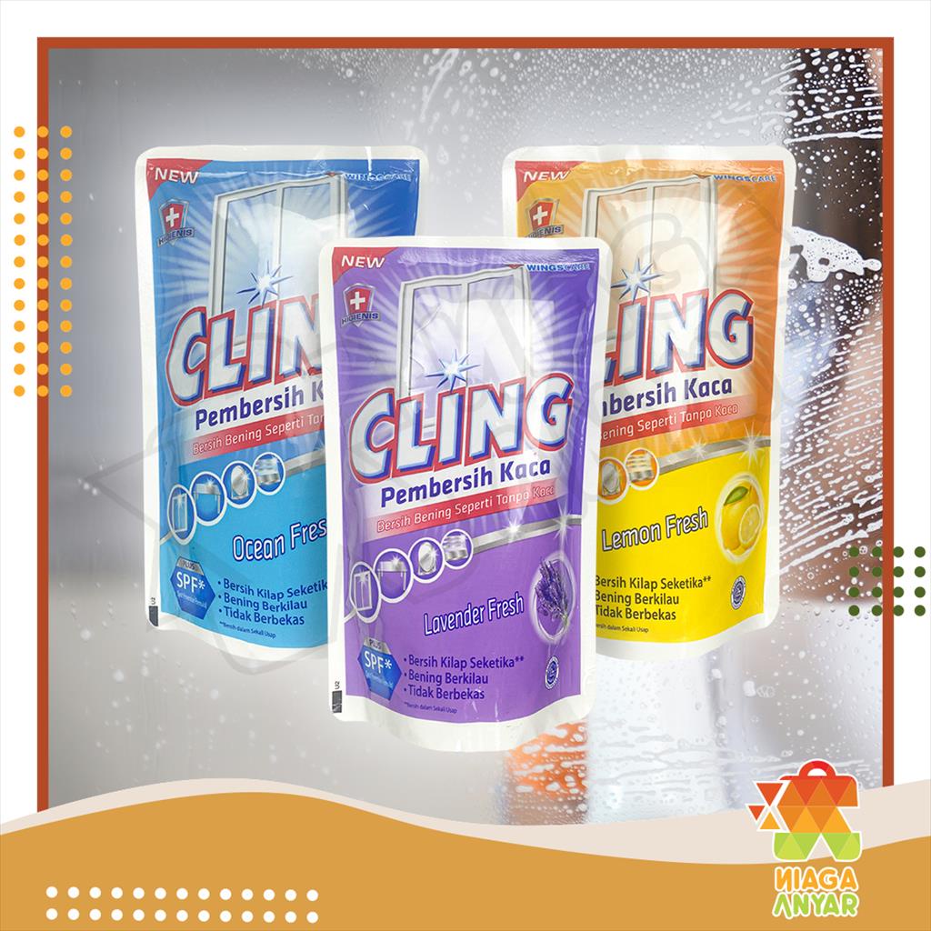 Jual NAS CLING Pembersih Kaca / Refill Cling Pembersih Kaca Pouch ...