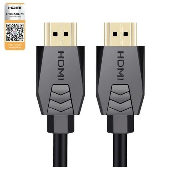 Jual Kabel HDMI 2.0 4K EMI Premium Certified 2 Meter | Shopee Indonesia
