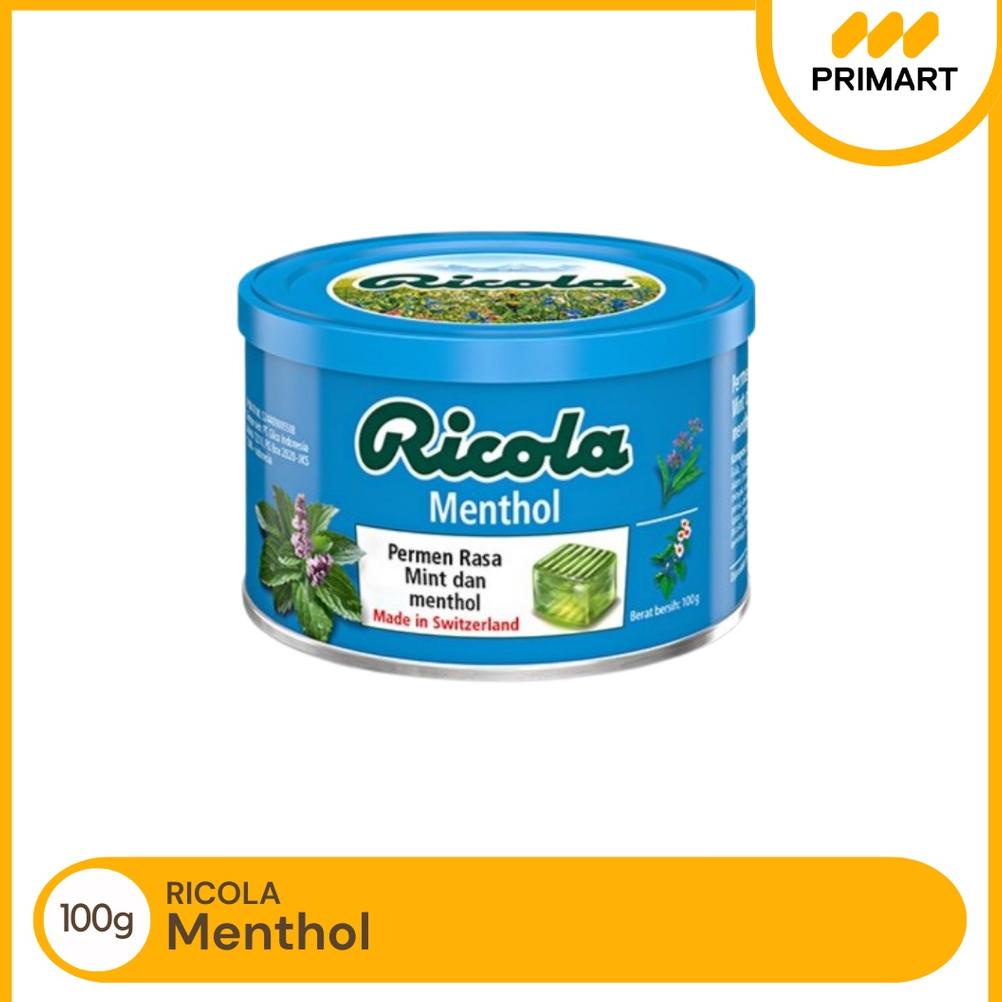 Jual PRODUK- RICOLA MENTHOL 100 GR PERMEN PELEGA TENGGOROKAN . | Shopee ...