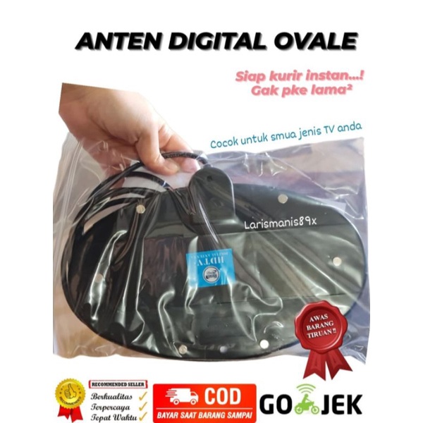 Jual ORIGINAL 100% ANTEN TV OVALE Anten TV Digital bisa di gunakan ...
