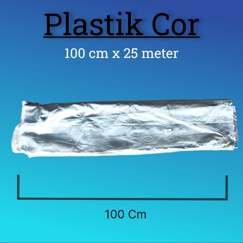 Jual Plastik Cor Bening 100cm x 25 meter | Shopee Indonesia