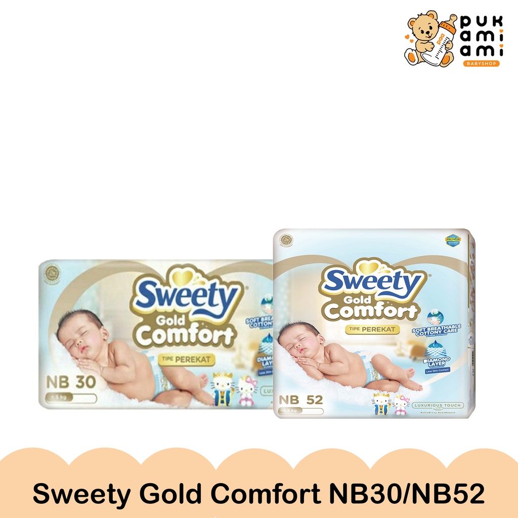 Jual Sweety Gold Comfort Tipe Perekat NB 30 l NB 52 | Shopee Indonesia