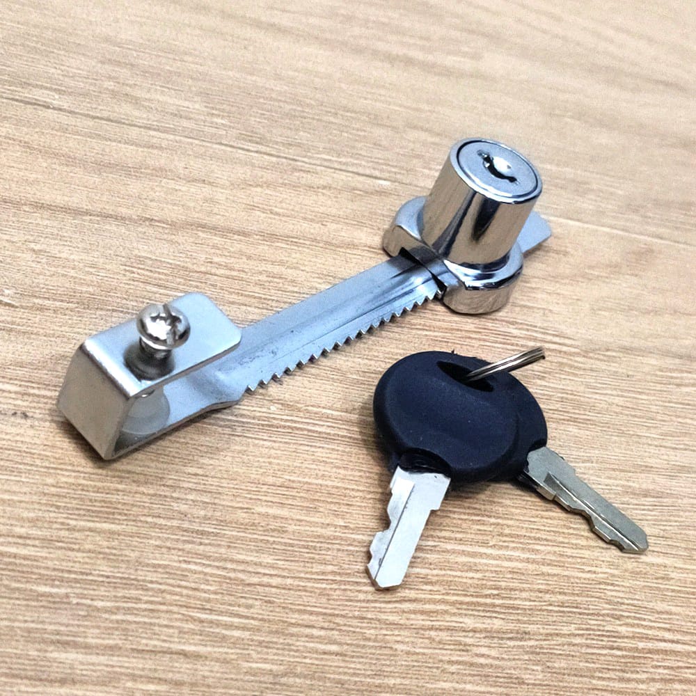 Jual Kunci Etalase Kaca Geser - Kunci Pintu Kaca - Kunci Kaca Gergaji | Shopee Indonesia