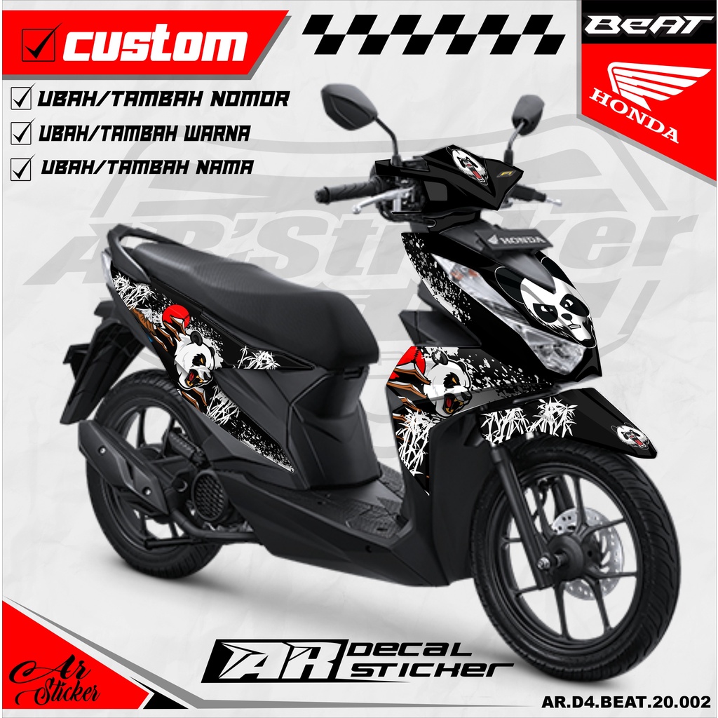 Jual Decal Beat 2020 2021 2023 Full Body, Stiker Dekal Honda BEAT ISS ...