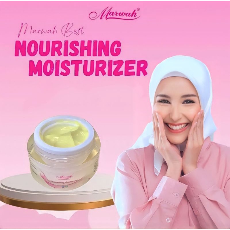 Jual NOURISHING MOUISTURIZER MARWAH SKINCARE PELEMBAB WAJAH MARWAH ...
