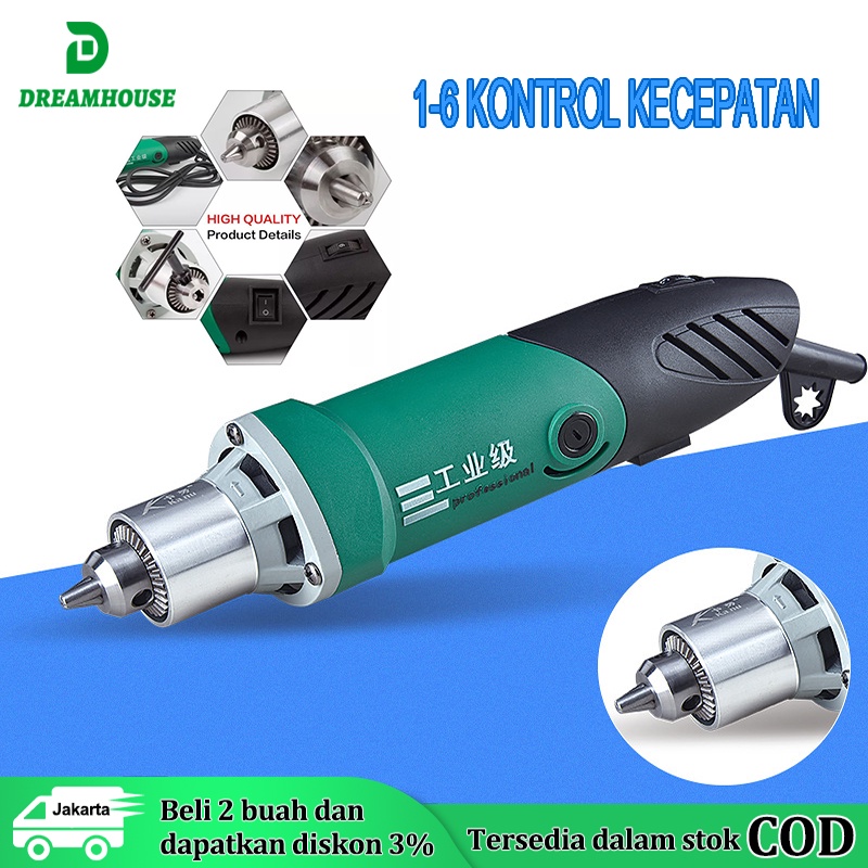 Jual Mini Engraver 6mm Mini Grinder Blister Tuner Bor Ukir Grafir 480w ...