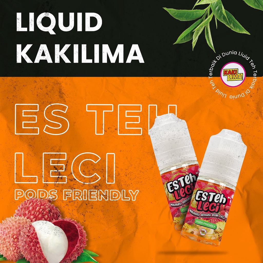 Jual [POD FRIENDLY 30ML 10MG] ES TEH LECI POD FRIENDLY BY KAKILIMA ...