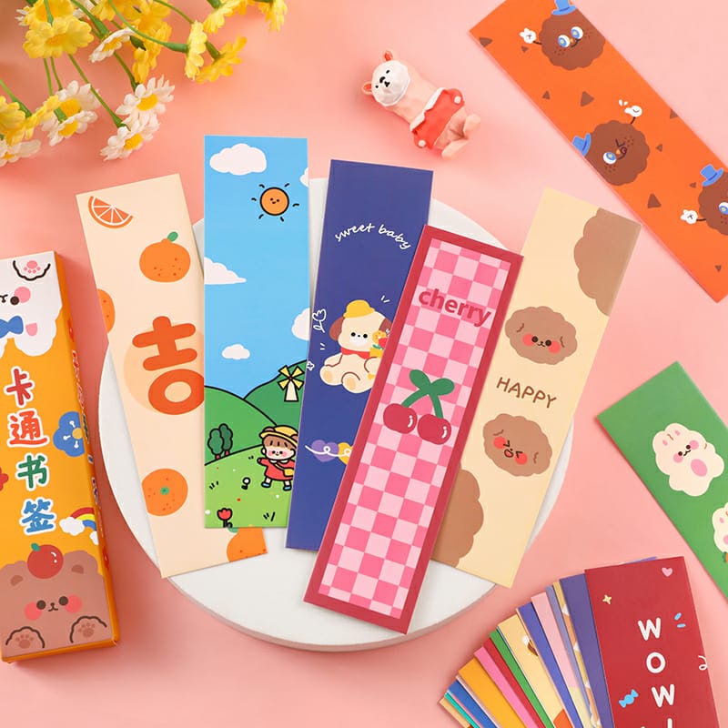 Jual Pembatas Buku Motif Cartoon Penanda Buku Bookmark Klip Kertas