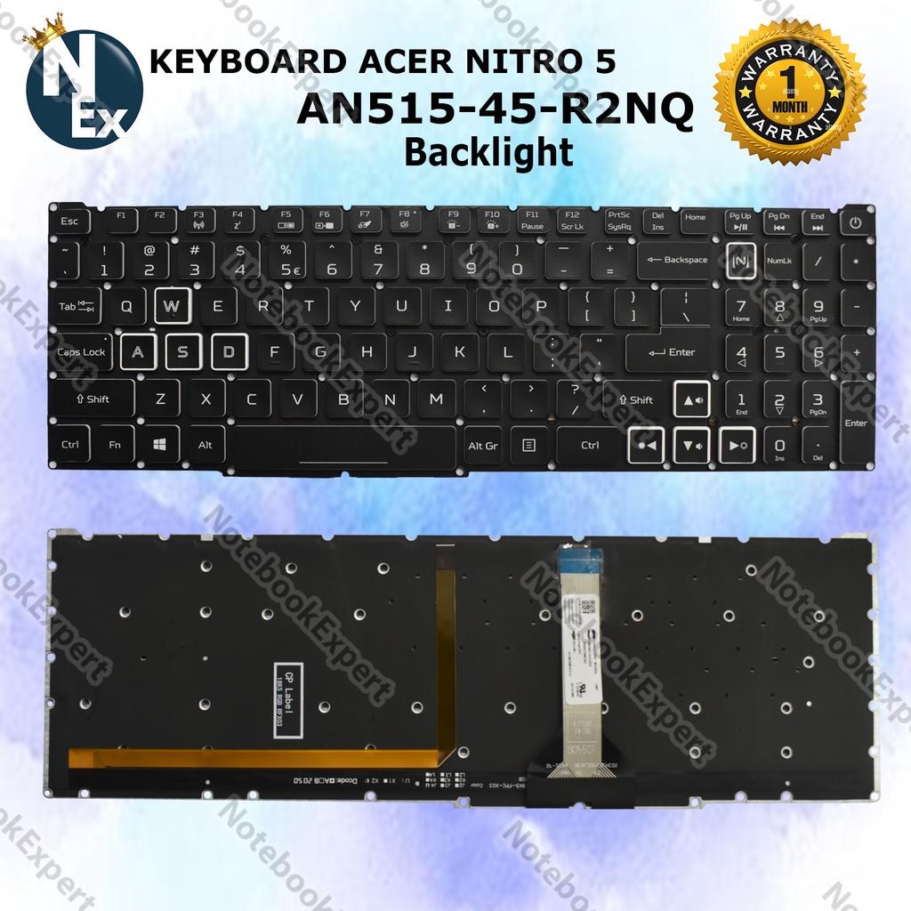 Jual Keyboard Acer Nitro 5 AN515-45 Predator Helios 300 PH315-54 ...