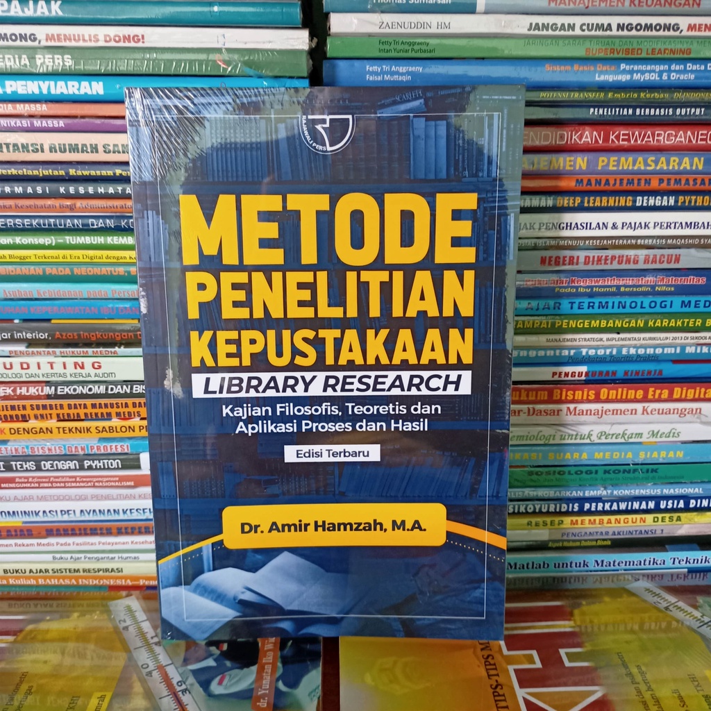Jual Metode Penelitian Kepustakaan Library Research Kajian Filosofis Teoretis Dan Aplikasi 