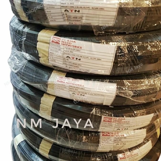 Jual Kabel Precon 400 meter 400m 1 Core 3 Seling FO Fiber Optik SC UPC ...