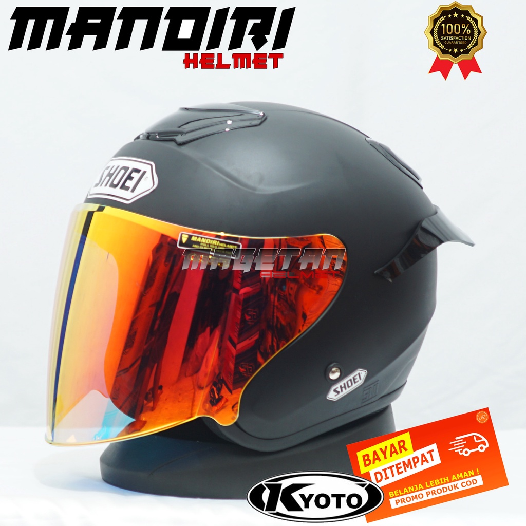 Jual HELM KYOTO SKS SOLID (paket gantang) | ORIGINAL HELMET | HALF FACE ...