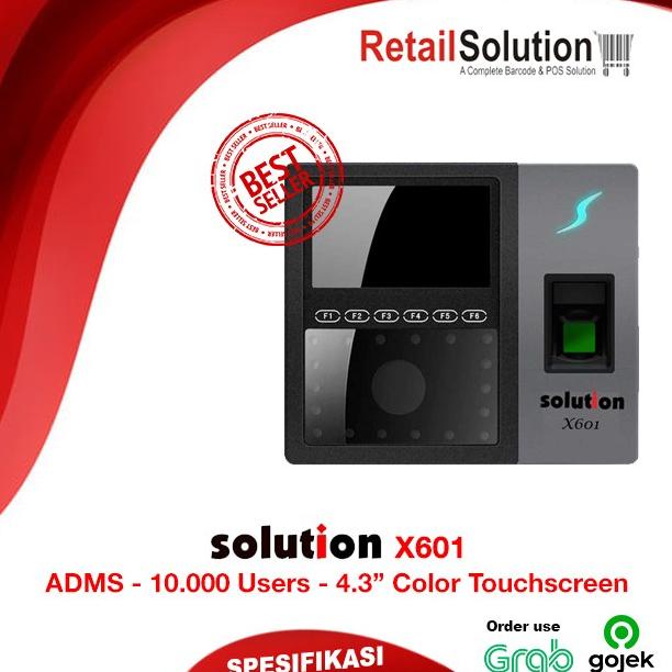Jual Mesin Absensi Fingerprint Wajah Adms - Solution X601 / X-601 / X ...
