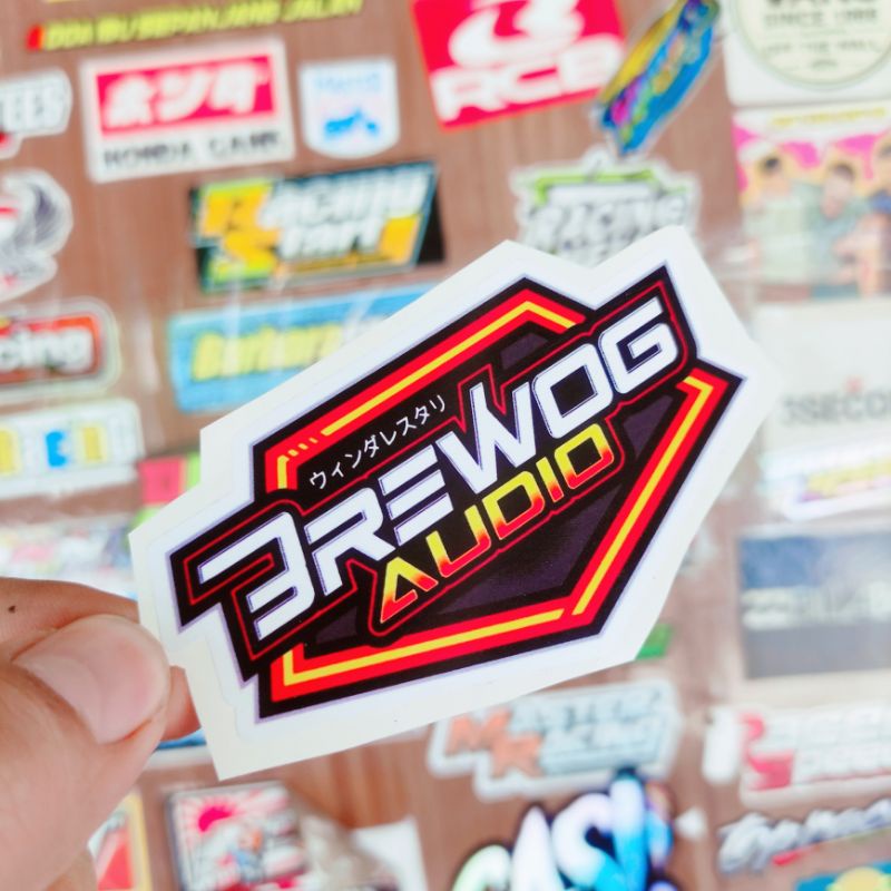 Jual stiker brewog audio | Shopee Indonesia