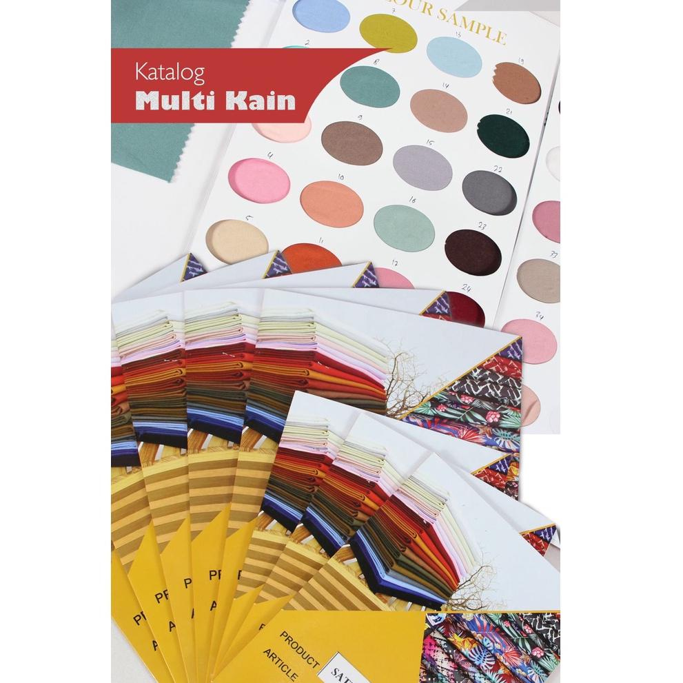 Jual fdz-18 multi kain buku sample contoh catalog katalok katalog warna ...