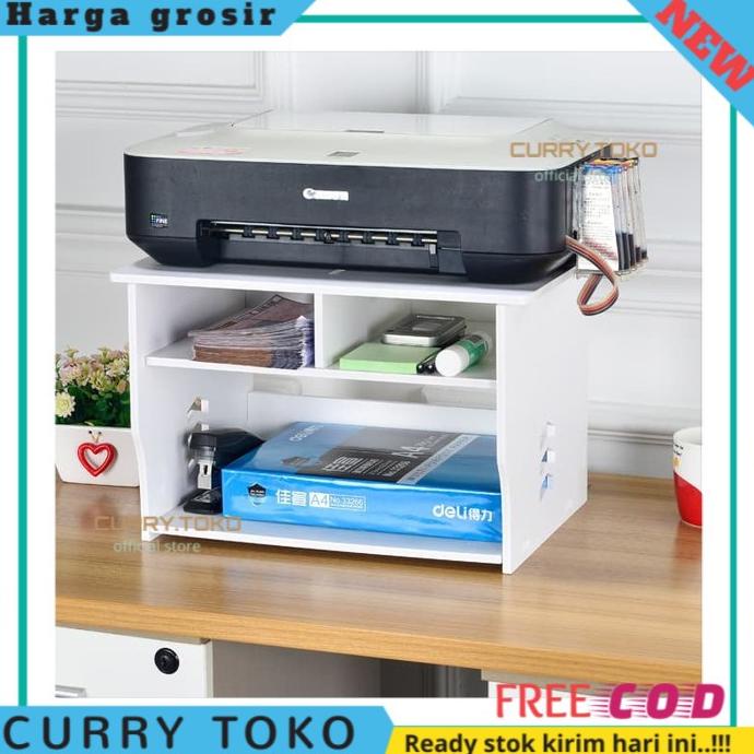 Jual RAK PRINTER MEJA DINDING AESTHETIC GANTUNG SUSUN VINTAGE MINIMALIS ...