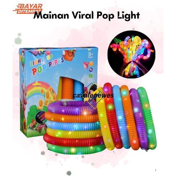 Jual Mainan Anak Light Up Pop Pipes LED / Selang Untuk Melatih ...