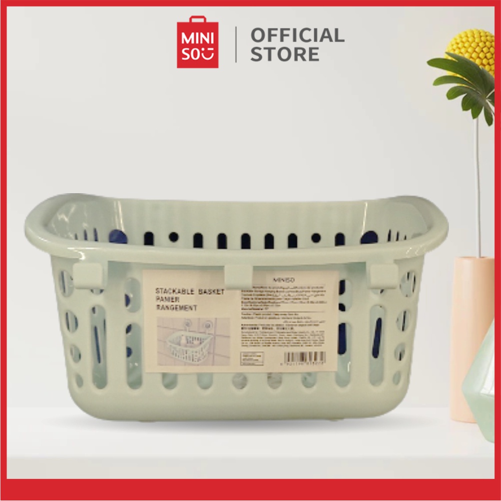 Jual MINISO homeliving Storage Basket Organizer Multifungsi Rak Kotak ...