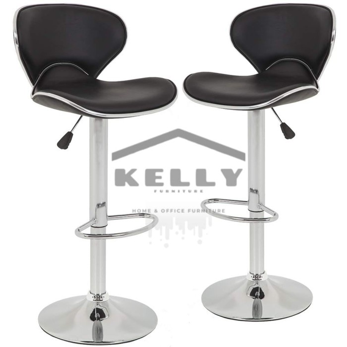 Jual Bangku Cafe/kursi bar sandaran/mini bar chair/kursi minimalis ...