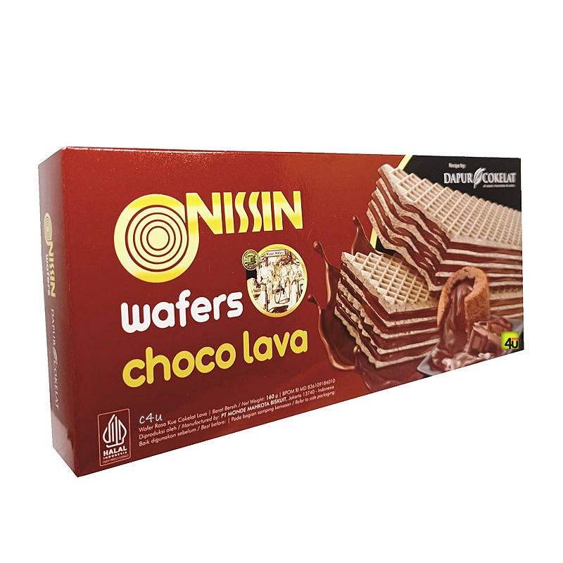 Jual Nissin - Wafers CHOCO LAVA - 160 gr BOX | Shopee Indonesia