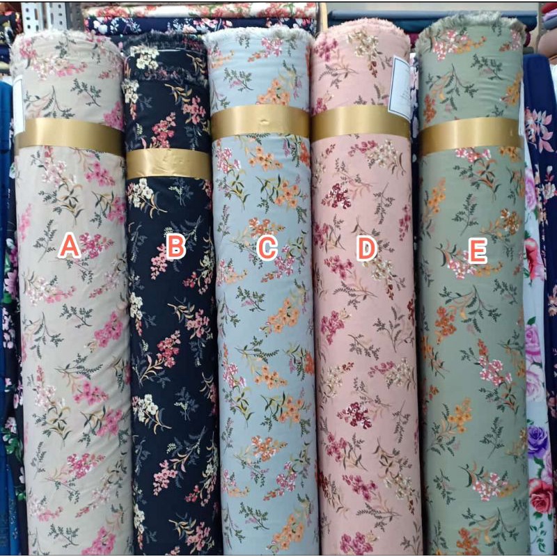 Jual Kain Bahan Wolfis/Wolvis/Woolpeach/Monalisa/Gamis peemium | Shopee ...