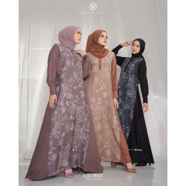 Jual Cloee Dress Nadheera Luxury | Shopee Indonesia