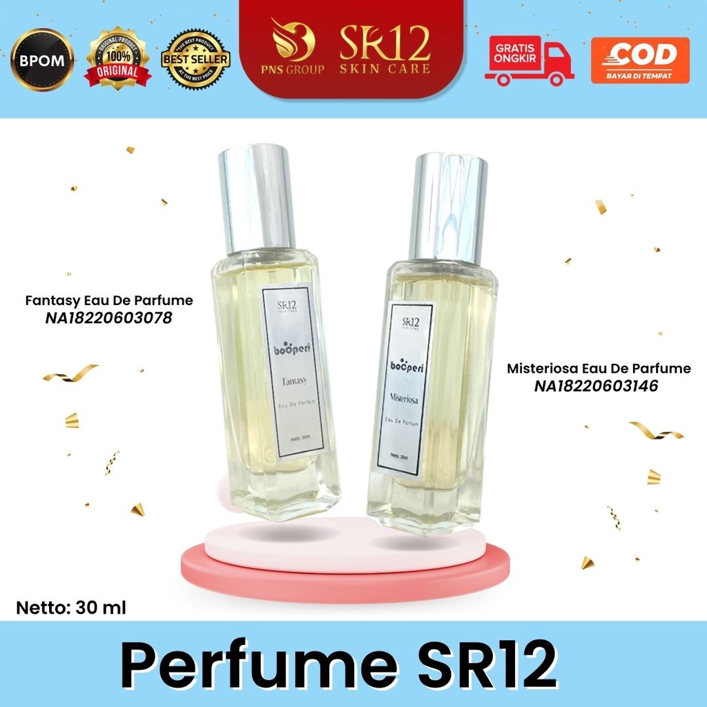 Jual PARFUM SR12 | BOOPERI PERFUME SR12 | Eau De Parfume | TAHAN 12 JAM | BPOM | WANGI ENAK ...