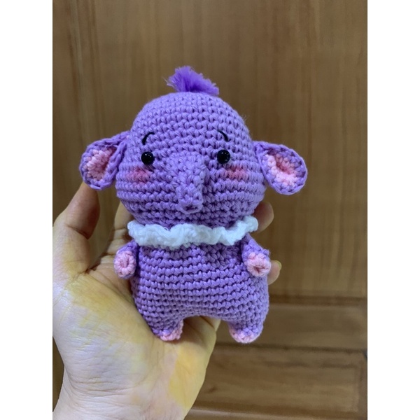 Jual boneka crochet elephant ( gantungan kunci) | Shopee Indonesia