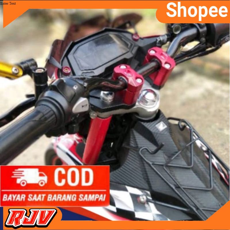 Jual DUDUKAN SETANG PLUS REISER CNC PNP HONDA SONIC 150,SATRIA | Shopee ...