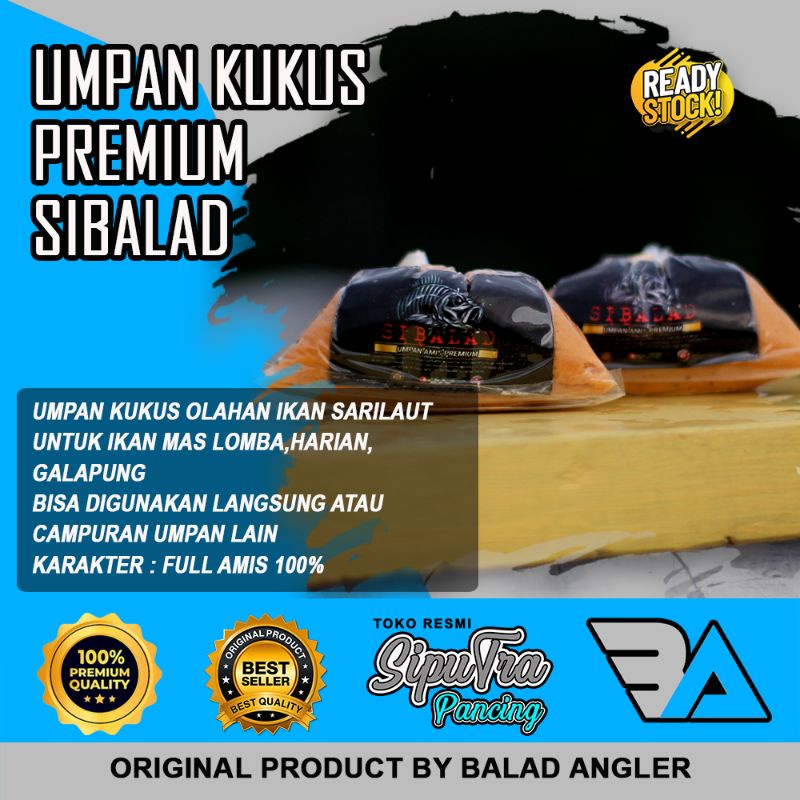 Jual umpan ikan mas PREMIUM sibalad siap pakai ( Kuning/putih ...