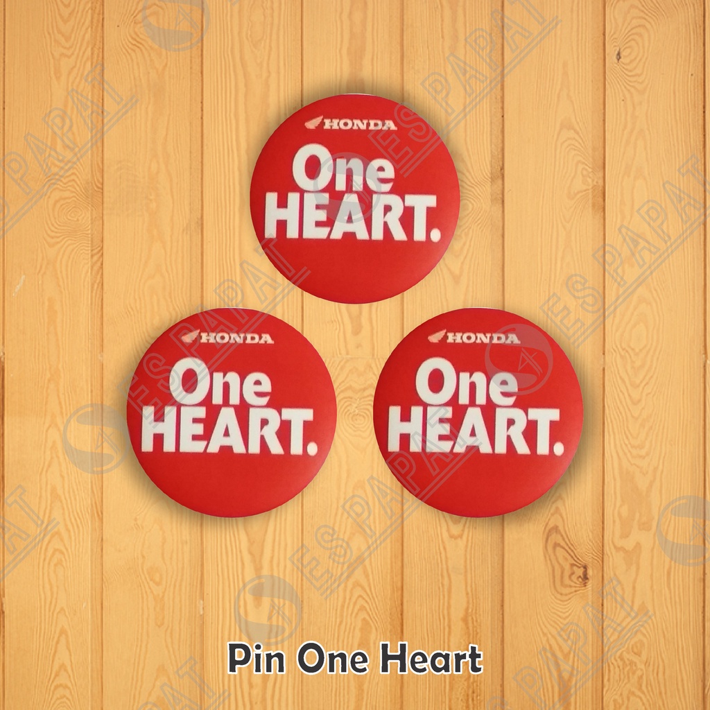 Jual Pin Team Honda (ONE HEART - CARI AMAN - AYO KE AHASS) | Shopee ...